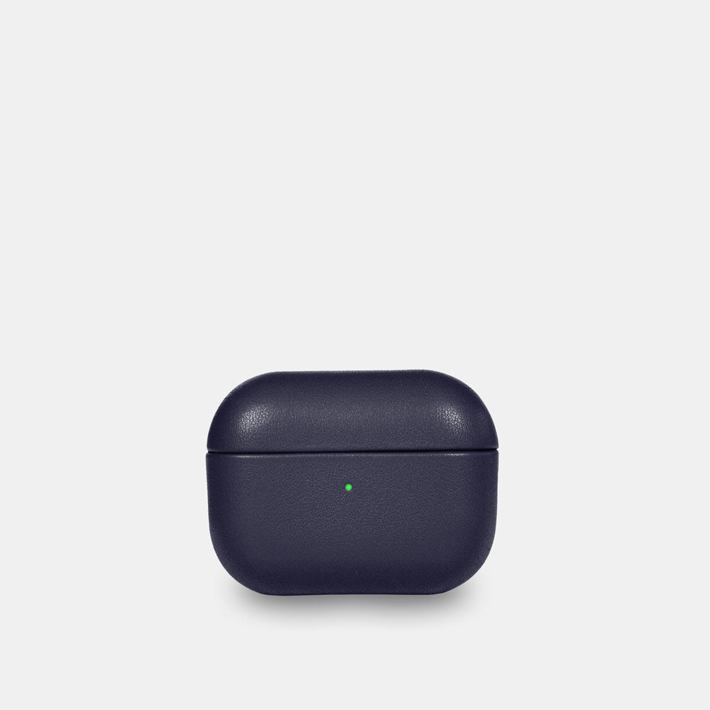 Nappa Leather AirPods Pro (2nd Generation) Case - Navy Blue - RYAN LONDON